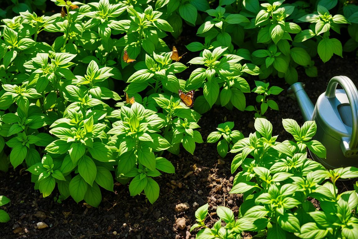 Wunderbar Basilikum Im Garten Bilder