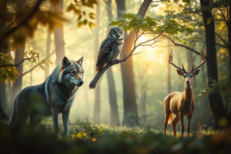 Krafttiere und die vier Elemente - spirituelle Verbindung