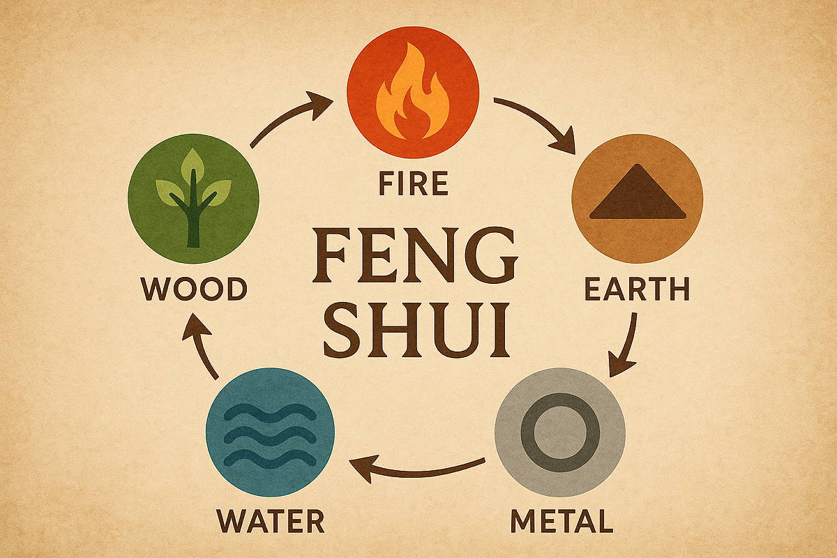 Die fünf Elemente im Feng Shui: Bedeutung und Anwendung im Alltag